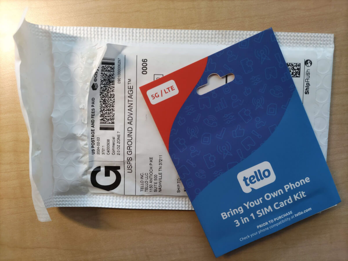現地SIM(Tello)を買った - YKD